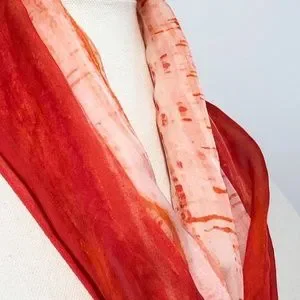 Calvin Klein | Accessories | Calvin Klein Long 68 0 Silk Scarf 17 Wide ...